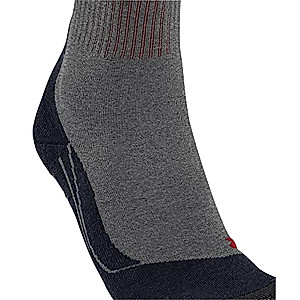 FALKE Men's Standard TK2 M SO, Grey (Lightgrey/Red 3408), 12.5-13.5