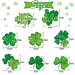 30PCS St Patricks Day Decorations Party Supplies Lucky Irish Green Shamrock Hanging Foil Swirl Decor for Home Ceiling Party Favors