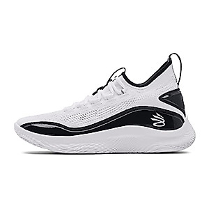 Under Armour UA Curry 8 NM Team Basketball Shoe White-Black-White