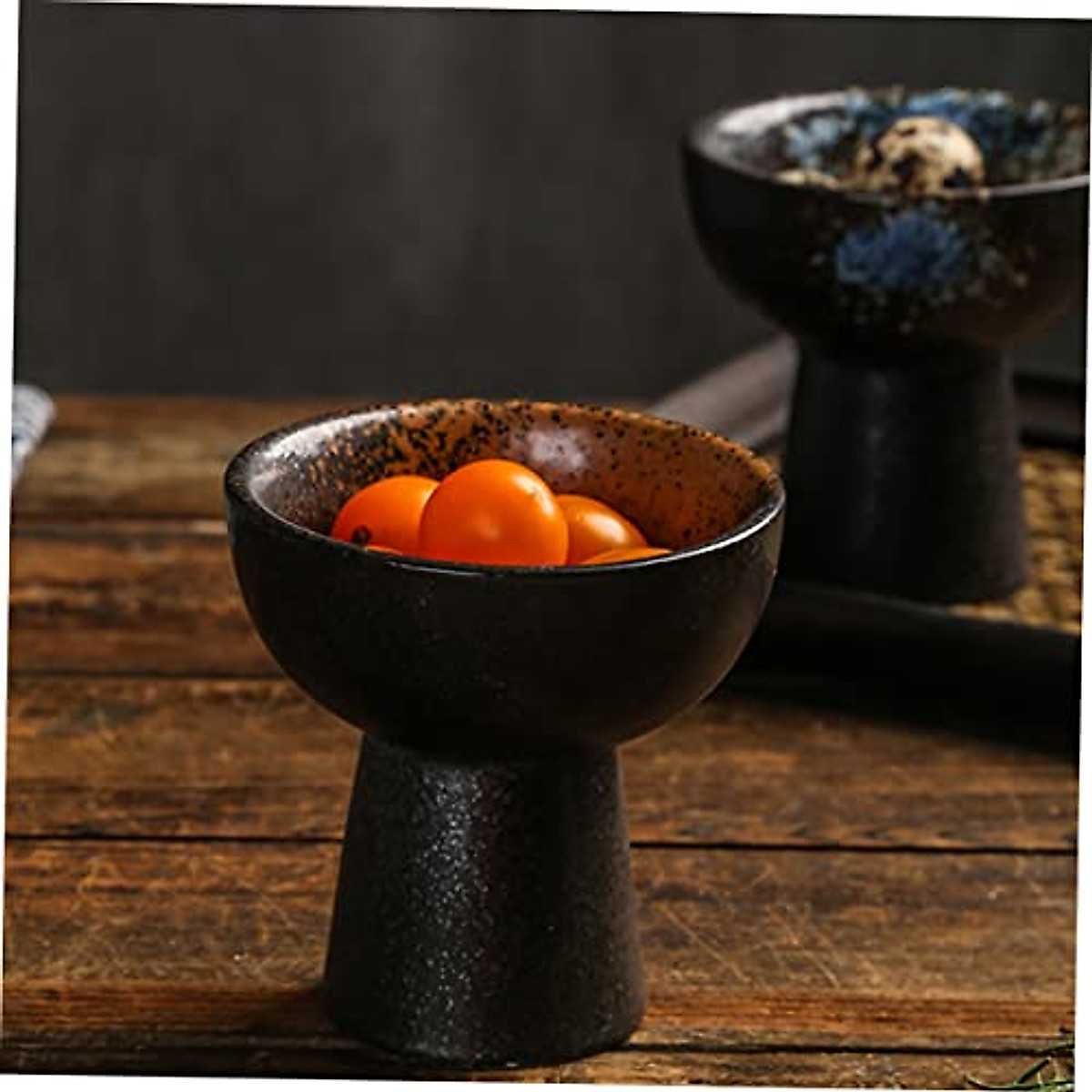 Baluue Parfait Bowl Ceramic Ice Cream Bowl Footed s Round Bowl Mousse Bowls Mini Martini Glasses Decorative Wine Glasses Mini Wine Glasses Dessert Cup Ceramic Bowl Trifle Dish Ceramics