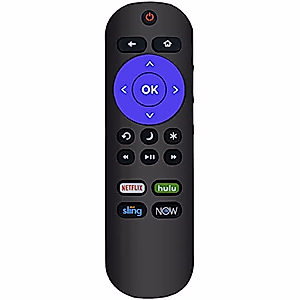 Remote Control Compatible with All Sharp Roku TV LC-50LBU591U LC-50LBU711U LC-55LBU591U LC-55LBU711U LC-43LBU591U LC-32LB601U LC-24LB601U LC-50LB601U LC-40LB601U LC-65Q7370U LC-43LB601U