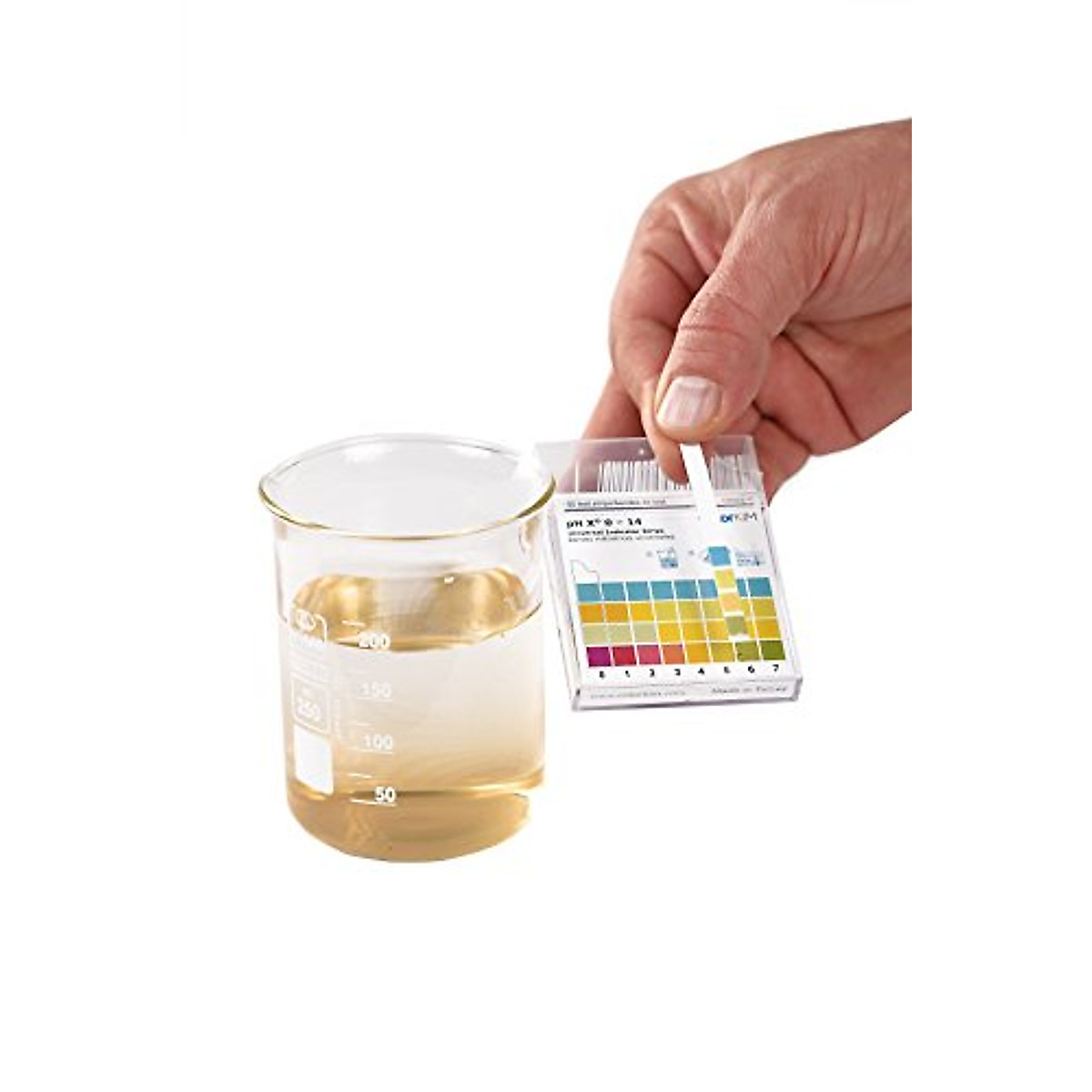 pH Strips, 0-14 Scale, for Testing Water pH, Made of Premium Litmus Paper (100 Strips)