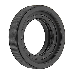 Adjustable Iris Aperture Lens Portable and Highly Stable Camera Lens for Camera Microscope, Easy to Operate with Aluminum Alloy Material