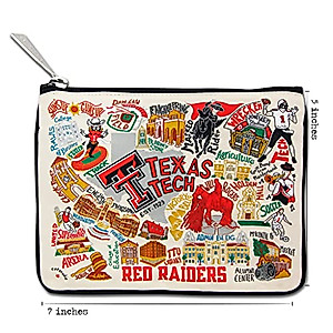 Catstudio Texas Tech University Collegiate Zipper Pouch Purse | Holds Your Phone, Coins, Pencils, Makeup, Dog Treats, & Tech Tools