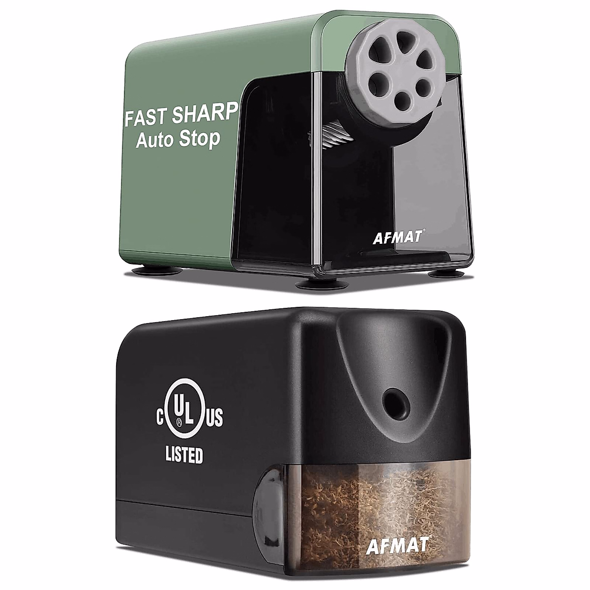 Single-Hole Pencil Sharpener+6-Hole Electric Pencil Sharpener