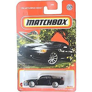 Hot Wheels Matchbox 1994 Mitsubishi 3000GT - Mitsubishi - Black 64/102