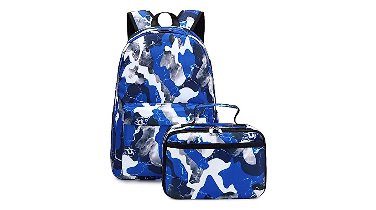 JIANYA Kids Backpack Boy/Girl Backpacks for School with Lunch Box ...