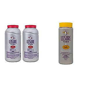 Leisure Time E5-02 Spa 56 Chlorinating Granules for Spas and Hot Tubs, 5-Pounds, 2-Pack & 22339A Spa Up Balancer for Hot Tubs, 2 lbs