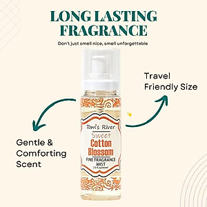 Infinix Fine Fragrance Mist Set - Baby fresh powder & Cotton Blossom - 2 fl oz/60ml - Pack of 2, Body Spray for Women, Gentle and Long Lasting Perfume for Men & Women, For Daily Use, Summer Ready