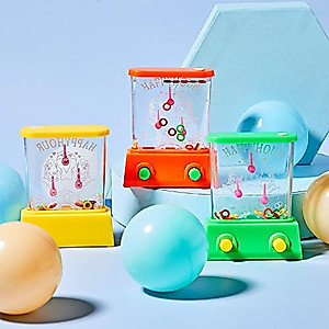 Sumind Handheld Water Game Mini Arcade Water Ring Game Water Tables for Beach Toys Party Retro Pastime Toys for Kids and Adults