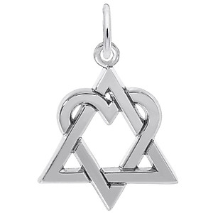 Rembrandt Charms, Adoption Symbol.925 Sterling Silver