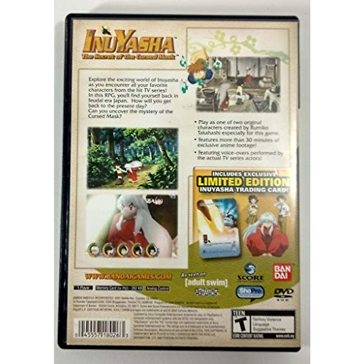 Inuyasha: The Secret of the Cursed Mask - PlayStation 2