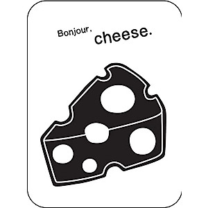 Smartcontrast Montessori Cards(R) Hello, My Food: 20 large-size high-contrast cards perfect for your child's brain development.
