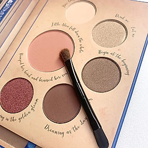 READY TO SHINE Shades of Wonderland Blush and Eyeshadow Palette - Highly Pigmented Shimmer Matte - Smooth With Moisturizing Jojoba Oil - Vegan and Cruelty Free - For All Skin Types