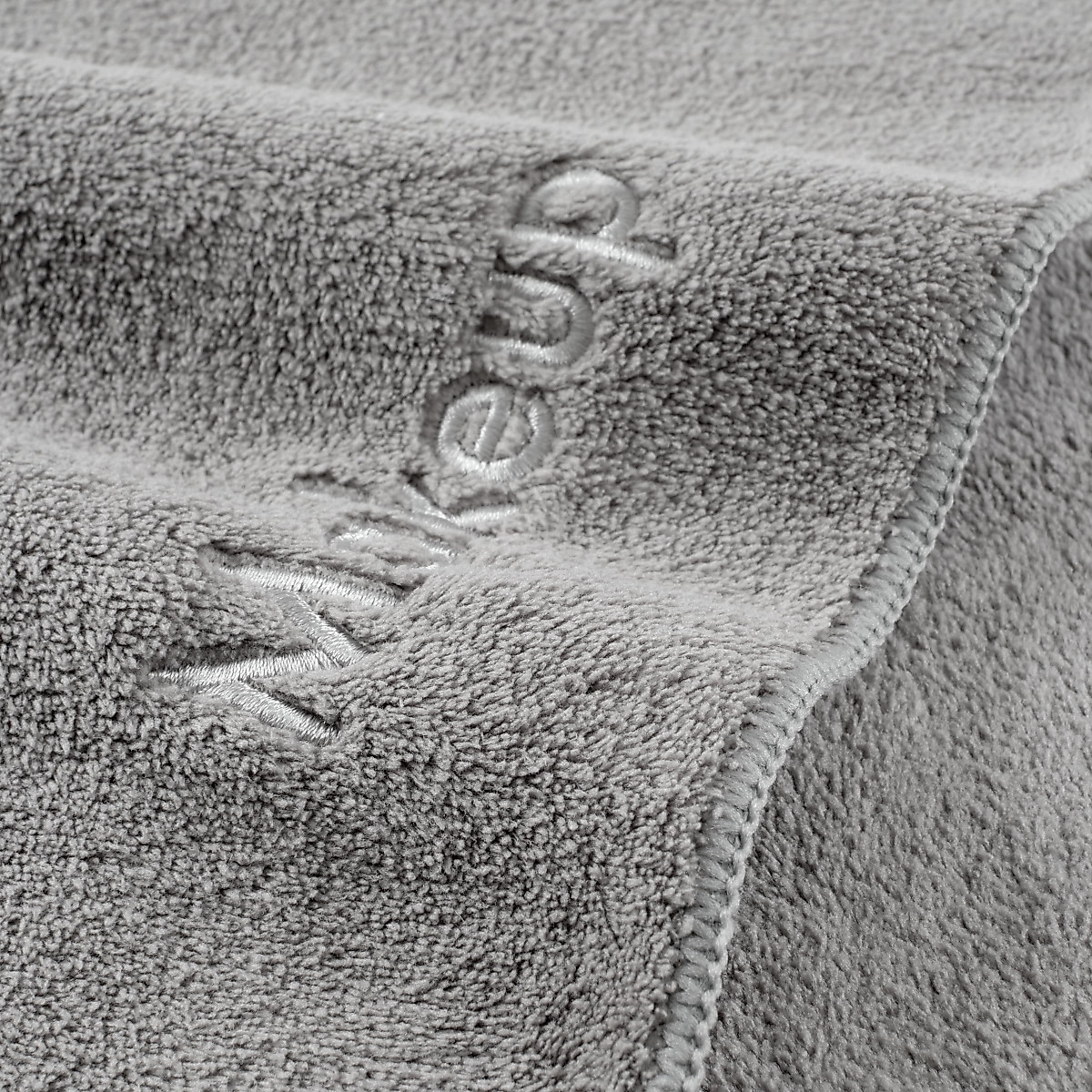 Arkwright Makeup Towels - Pack of 6 - Ultra Soft & Gentle Microfiber Coral Fleece Washcloth Face Make Up Remover, Reusuable Eraser Cloth Essentials for Hosts & Artists, 13 x 13 in, Grey