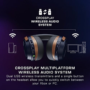 Turtle Beach Stealth 700 Gen 3 Wireless Multiplatform Amplified Gaming Headset for Xbox Series X|S, Xbox One, PC, PS5, Mobile – 60mm Drivers, AI Noise-Cancelling Mic, Bluetooth, 80-Hr Battery – Cobalt