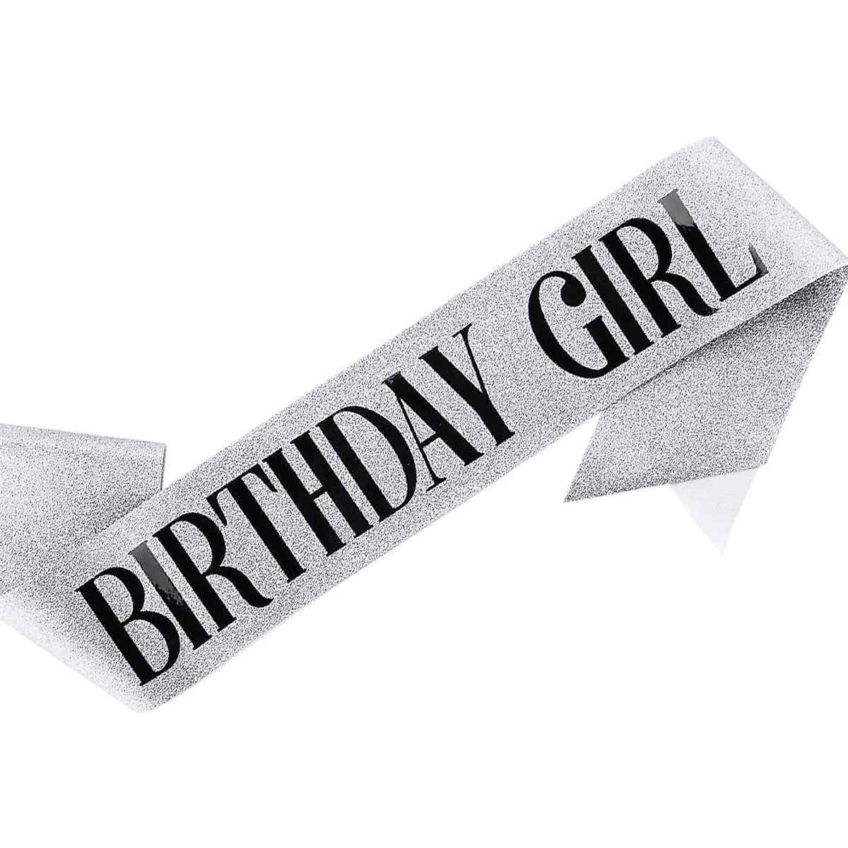 AOPRIE Birthday Crown for Women Birthday Girl Sash for Women Birthday Tiara for Women Birthday Girl Headband Princess Crown Rhinestone Happy Birthday Accessories Silver Black