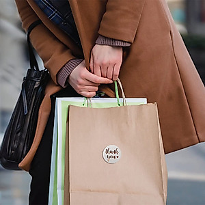 Fmcmly 1 Inch Thank You Stickers Roll, 500 Pcs Thank You Stickers Lables for Baking Packaging,Small Business,Envelope Seals,Birthday,Wedding,Party Gift Wrap Bag,Online Retailers Boutiques Shops