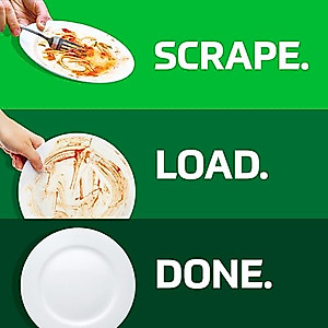 Cascade Free & Clear Dishwasher Pods, Dishwasher Detergent, Dish Detergent Soap, Lemon Essence, 47 Count