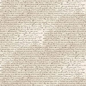 Riley Blake Jane Austen at Home C10018 Correspondence BTY