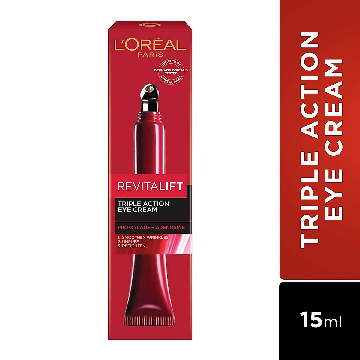 L'Oreal Paris Revitalift Triple Action Eye Cream, 15 ml