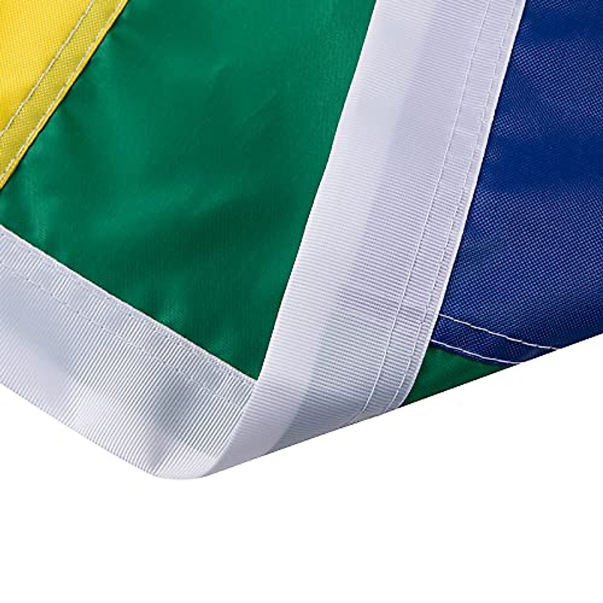 Gay Pride Rainbow Flag 3x5 FT,Heavy-Duty 420D Nylon Outdoor Gay Flag,Sewn Stripes UV Fade Resistant and Tough Brass Grommets（3 by 5 Foot)