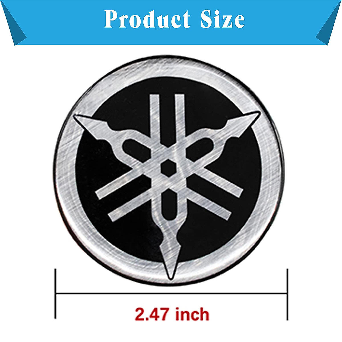 CartClan Golf Cart Logo Badge Emblem, Suitable for Yamaha G29 Drive Models Buggy Front Cowl 2007-2016