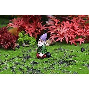 YARCHONN Miniature Garden Gnomes Ornament Outdoor, Resin Elf Statue, Funny Gnome Fairy Garden Accessories for Patio, Yard, Lawn or Home Garden Decorations, (6PK Drunking Theme)