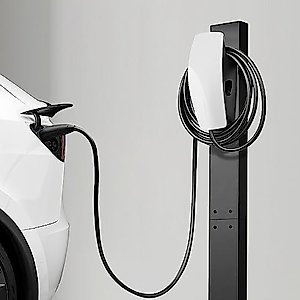 eMACROS EVSE Wall Connector Pedestal -Mounted EV Charging Station EV Charger Pedestal for Tesla for Tesla Gen 3 Wall Connector