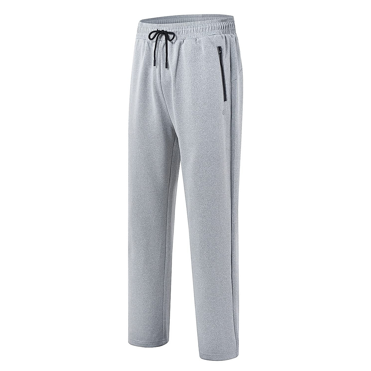 MoFiz Men's Tracksuits,Full Zip Sweat Suits For men,Solid Jogger Sets Active Jackets and Pants 2 Piece Sport Suit For Men's Outfits Light Gray L