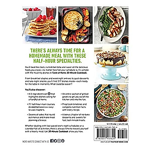 Taste of Home 30 Minute Cookbook: With 317 half-hour recipes, there's always time for a homecooked meal.