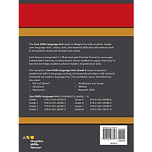 houghton mifflin harcourt Steck-Vaughn Core Skills Language Arts: Workbook Grade 6
