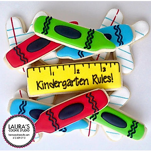 Crayon 4.25 Inch Cookie Cutter from The Cookie Cutter Shop – Tin Plated Steel Cookie Cutter