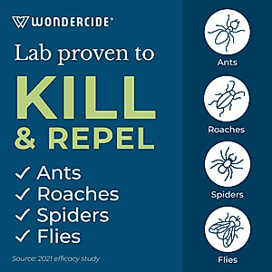 Wondercide - Indoor Pest Control Spray for Home and Kitchen - Ant, Roach, Spider, Fly, Flea, Bug Killer and Insect Repellent - with Natural Essential Oils - Pet and Family Safe — Cedarwood 32 oz