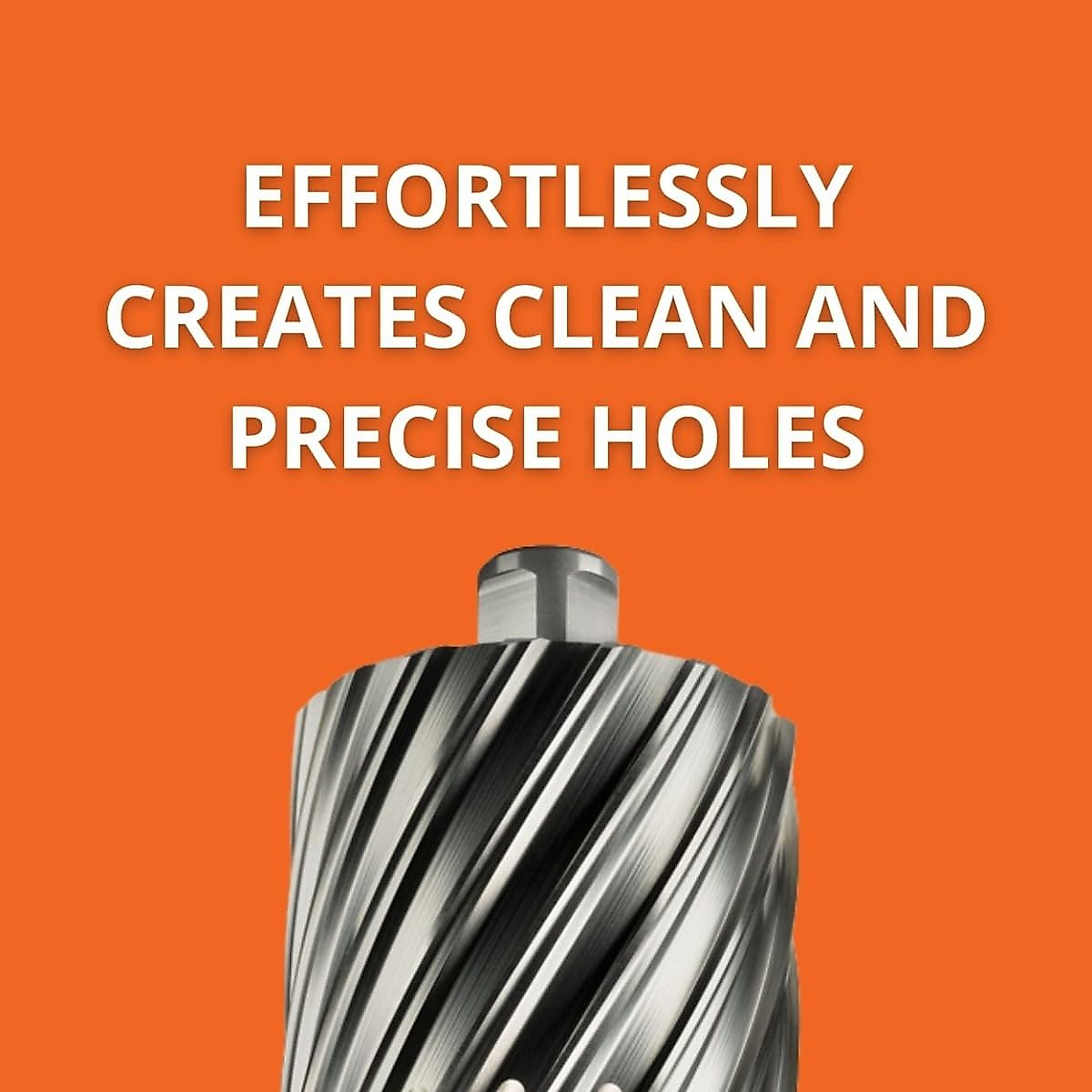 Slugger by Fein HSS Annular Cutter with Enhanced Cutting Geometry for Precision Drilling - High-Durability Steel, 2" Cutting Depth, 2-1/2" Bore Diameter, 3/4" Straight Shank - 63134635002
