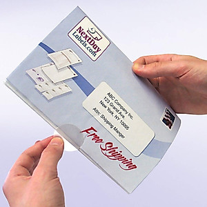 Wafer Seals, 1 inch Diameter, Frosted Clear Translucent Labels, Great to Seal Folded Self-Mailers, Booklets and Catalogs (Roll of 5,000)