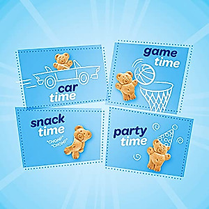 Teddy Grahams Honey Graham Snacks, 48 Total Snack Packs (4 Boxes)