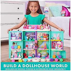 Gabby’s Dollhouse, Dance Party Theme Figure Set with a Gabby Doll, 6 Cat Toy Figures and Accessory Kids Toys for Ages 3 and up!
