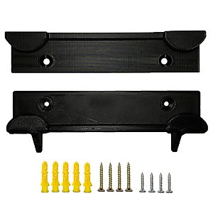 MODJUEGO Enhancement Wall Mount for PS4 PlayStation 4 Controller Game Pad Dock Gamepad Stand with Expansion/Self-Tapping Sc (White) (Pro, Black)
