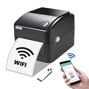 vretti Wi-Fi Thermal Label Printer, Wireless Shipping Label Printer for Small Business & Package, 4x6 Label Printer Compatible with Etsy, Ebay, Amazon, Shopify, USPS and More