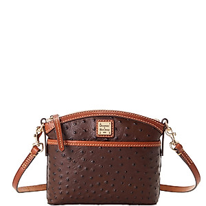 Dooney & Bourke Ostrich Domed Crossbody Shoulder Bag