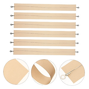 GRIRIW 6pcs Impulse Sealer Replacement Element Sealer Wire Vacuum Sealer Silver Heat Seal Strips Replacement Cloth Tungsten