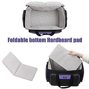 LEFOR·Z Sewing Machine Carrying Case Bag Compatible for Most Standard Singer,Brother,Janome with Multiple Storage Pockets,Universal Travel Tote Bag with Shoulder Strap for Sewing Machine and Supplies