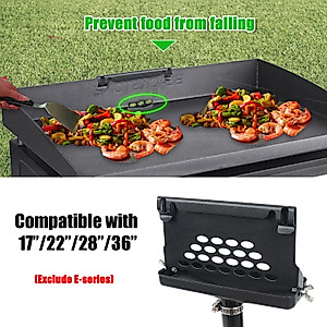 Upgrade Blackstone Grease Catcher - Rear Drainage Funnel for Blackstone Griddle - 17", 22", 28", 36" Sizes