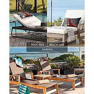 Recliner Head Pillow Outdoor Pillow with Insert Modern Red High Heel Shoes Ombre Gray Texture Waterproof Lumbar Pillow with Adjustable Strap Lounger Patio Chair Pillows for Beach Pool Office 1pcs