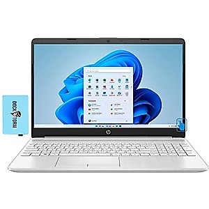 HP 15.6" 60Hz HD Touchscreen LED Display Laptop (Intel i5-1135G7 4-Core, 16GB RAM, 512GB PCIe SSD, Intel Iris Xe, WiFi 5, Bluetooth 5.1, HD Webcam, Win 11 Pro) with Hub (15t-dw300)