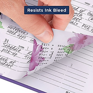 AT-A-GLANCE 2024 Weekly & Monthly Appointment Book Planner, 5-1/2" x 8-1/2", Small, Beautiful Day, Lavender (938P-200-24)