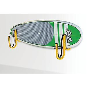 Suspenz Stand Up Paddle Board Expansion Plates to make a Double Wall Storage Rack for hanging 2 SUPs and Surfboards (31-5503)