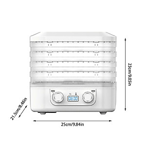 Food Freeze Dryer Machine for Home, Dryer Machine for Candy and Snacks, Food Dehydrator Machine with Digital Adjustable Timer and Temperature Control, for Beef Fruits Meat Vegetables (Blue)
