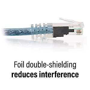 C2G RJ11 Modem Cable For DSL Internet - Connects Phone Jack To Broadband DSL Modems For High Speed Data Transfer - 7ft Long Ethernet Network Cable With Double-Shielding To Reduce Interference - 28721